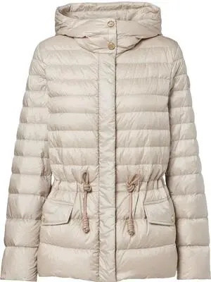 Moncler Raies Hooded Quilted Down Jacket - Grey