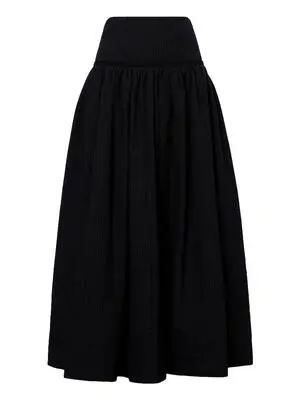 Alaïa Maxi Skirt - Black