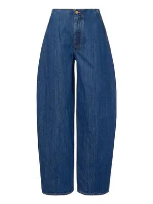 JIL SANDER Barrel-leg Jeans - Blue