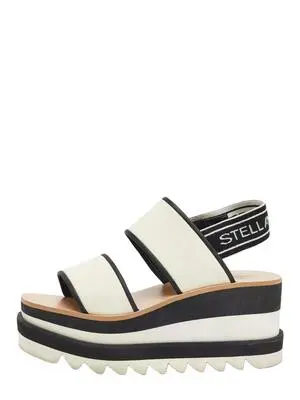 Stella McCartney Elyse Wedge Sandals - Neutrals