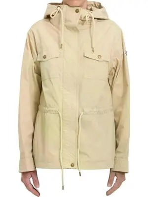 Moncler Serin Drawstring-waist Parka - Neutrals