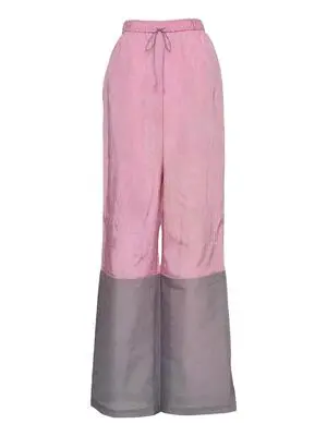 MULLER OF YOSHIOKUBO Two-tone Palazzo Pants - Pink