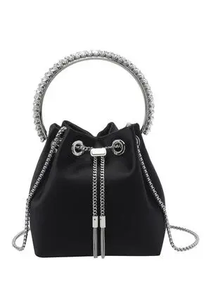JIMMY CHOO JIMMY CHOO Bon Bon Bucket Bag Black