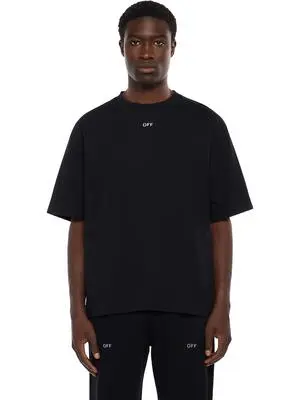 Off-White Stencil Arrow Skate Logo T-shirt - Black