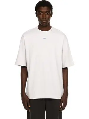 Off-White Stencil Arrow Skate Logo T-shirt - Gray