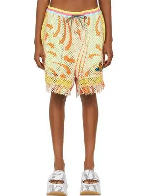 VIVIENNE WESTWOOD Technical Blend Boxing Shorts - Yellow