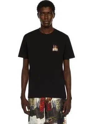 Off-White Building Arrow Slim Logo T-shirt - Black