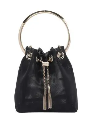 JIMMY CHOO Bon Bon Bucket Bag - Black