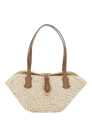 Dolce & Gabbana Raffia Shoulder Bag - Multicolor