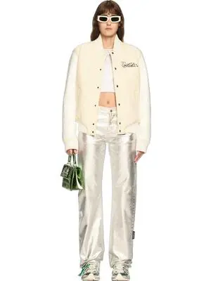 Off-White Rose Valley Varsity Jacket - Multicolor