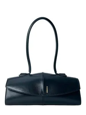 JIL SANDER Linea Shoulder Bag - Black