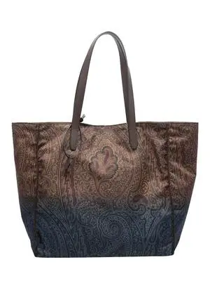 Etro Unfold Me Paisley Print Shopping Bag - Blue
