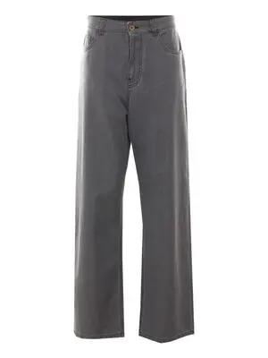 Miu Miu Logo Jeans - Black