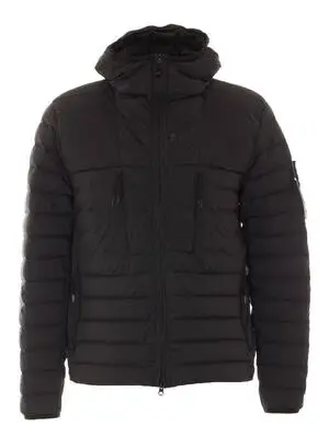 Stone Island Seamless Tunnel Nylon Down Jacket - Black