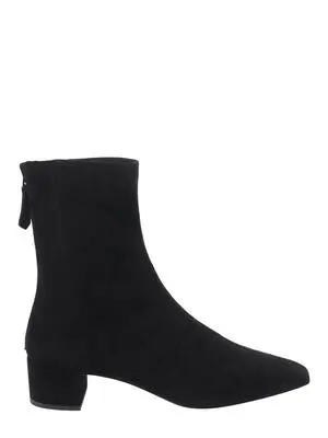 AQUAZZURA Saint Honoré Suede Block Heel Booties