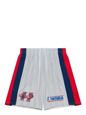 Mitchell & Ness Houston Comets 1997 Court Origins Swingman Shorts - Silver