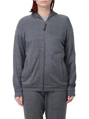 Brunello Cucinelli Cotton Zip-up Hoodie With Monili Embellishment - Grey