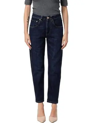 Brunello Cucinelli High-waisted Straight-leg Cropped Jeans - Blue