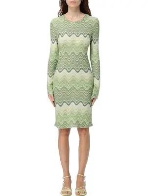 MC2 SAINT BARTH Abstract Wave Knit Mini Dress - Multicolor