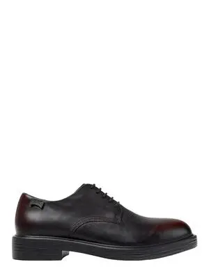 Camper Dean Smooth Leather Derby Shoes With Xl Extralight Sole - Multicolor