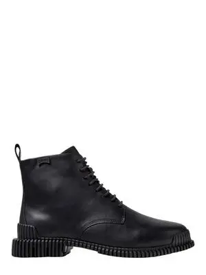 CAMPER Camper Pix Lace-Up Calfskin Combat Boots With XL Extralight® Sole