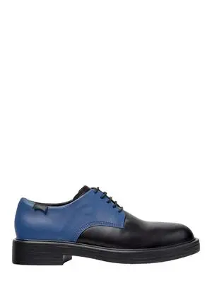 Camper Bicolour Pattern Smooth Calfskin Leather Derby Shoes - Multicolor