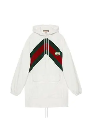 Gucci Chenille Hooded Dress - White