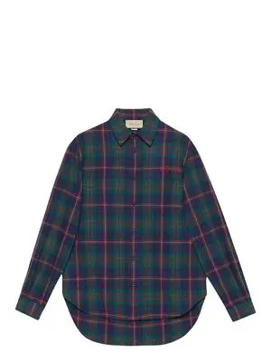 GUCCI Gucci Check Pattern Shirt
