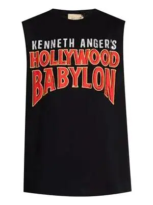 Gucci Hollywood Babylon Tank Top - Black