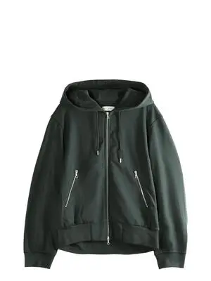 Dries Van Noten Zip-up Hooded Sweater - Grey