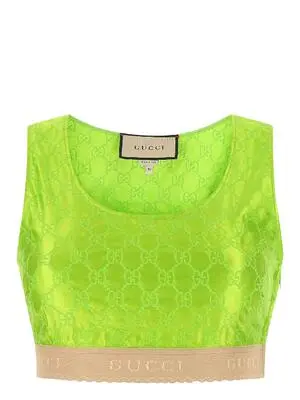 GUCCI Gucci GG Embroidered Silk Vest