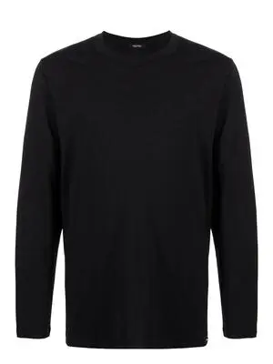 TOM FORD Long Sleeve Crew Neck T-shirt - Black