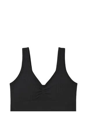 BLVCK Acid Wash Sports Bra - Gray