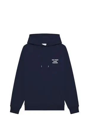 Drole De Monsieur DROLE DE MONSIEUR Regular Fit Hooded Sweatshirt Blu