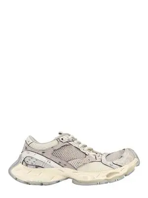 Balenciaga Vintage Effect Sneakers - Grey