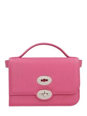 ZANELLATO ZANELLATO Ella Leather Handbag With Turn Lock Closure Fuchsia