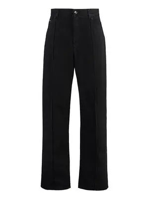 Dolce & Gabbana Mid-rise Straight-leg Jeans - Black