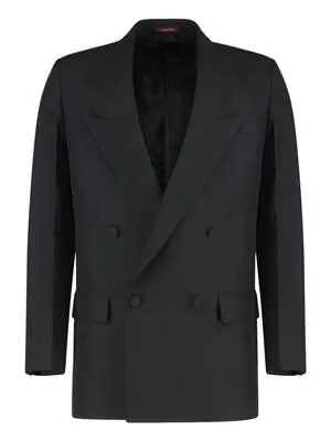 GUCCI Gucci Wool Gabardine Double-breasted Jacket