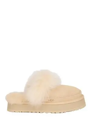 UGG Chalet Slippers With 2.54 Cm Platform - Beige