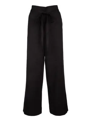 TOTEME Belted Palazzo Pants - Black