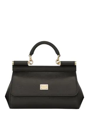 Dolce & Gabbana Mini Handbag With Magnetic Closure And Top Handle - Nero