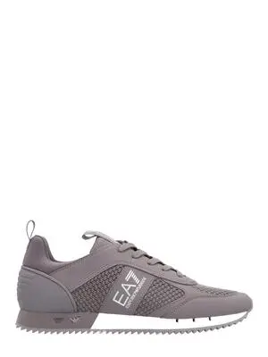 EA7 Low-top Sneakers With Mesh Inserts - Grey