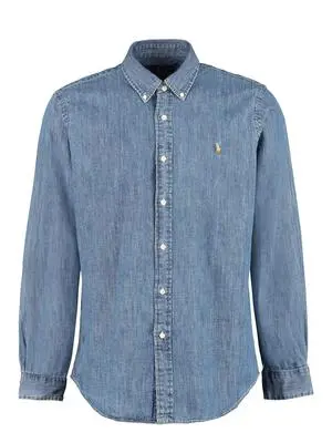 Polo Ralph Lauren Polo Ralph Lauren Classic Polo Embroidered Shirt Denim