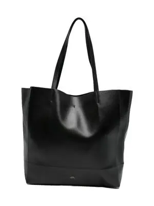 TOTEME Roam Leather Tote Bag - Black