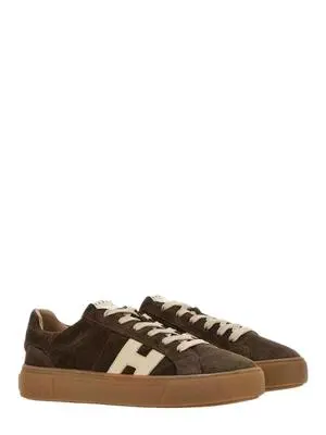 Hogan Crosswind Suede Sneakers - Brown