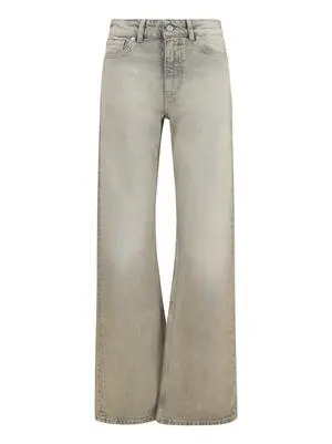 Our Legacy Straight-leg Denim Jeans - Grey