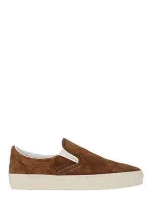 TOM FORD Jude Suede Slip-on Sneakers - Brown