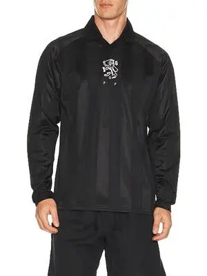 POP TRADING COMPANY Sportif Long Sleeve Tee - Black