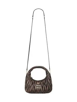 Miu Miu Wander Hobo Bag - Caffe