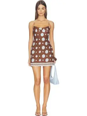 CALA DE LA CRUZ Lucca Dress - Brown